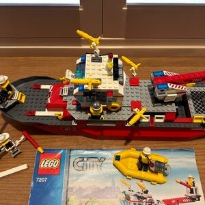 Lego | Toys | Lego 727 City Fire Boat Retired 200 | Poshmark